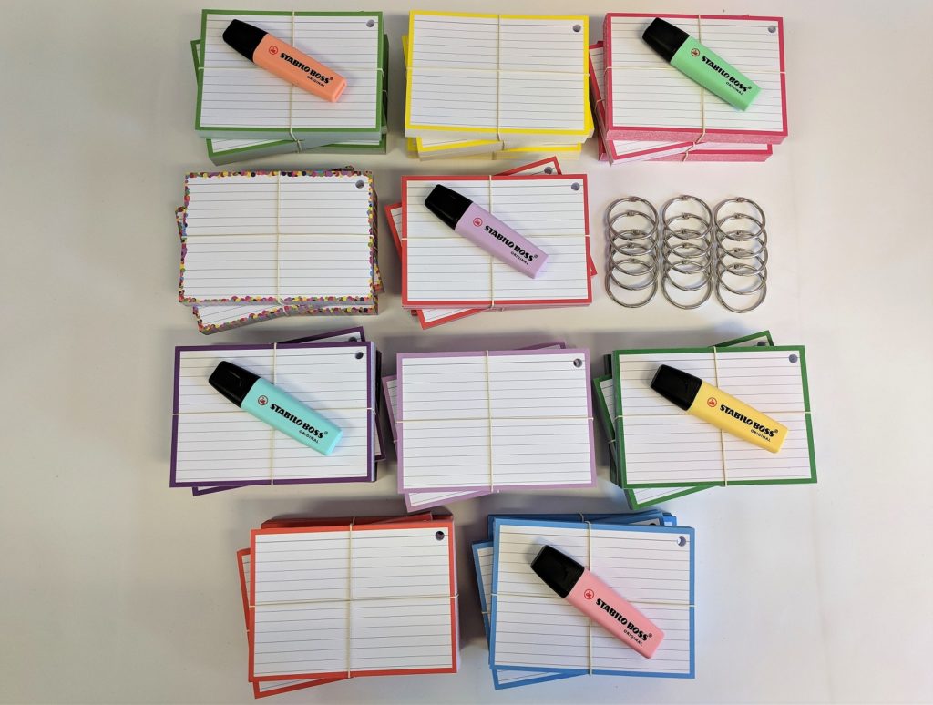 Value Pack 1500 A6 Flashcards - Flashcards and Stationery