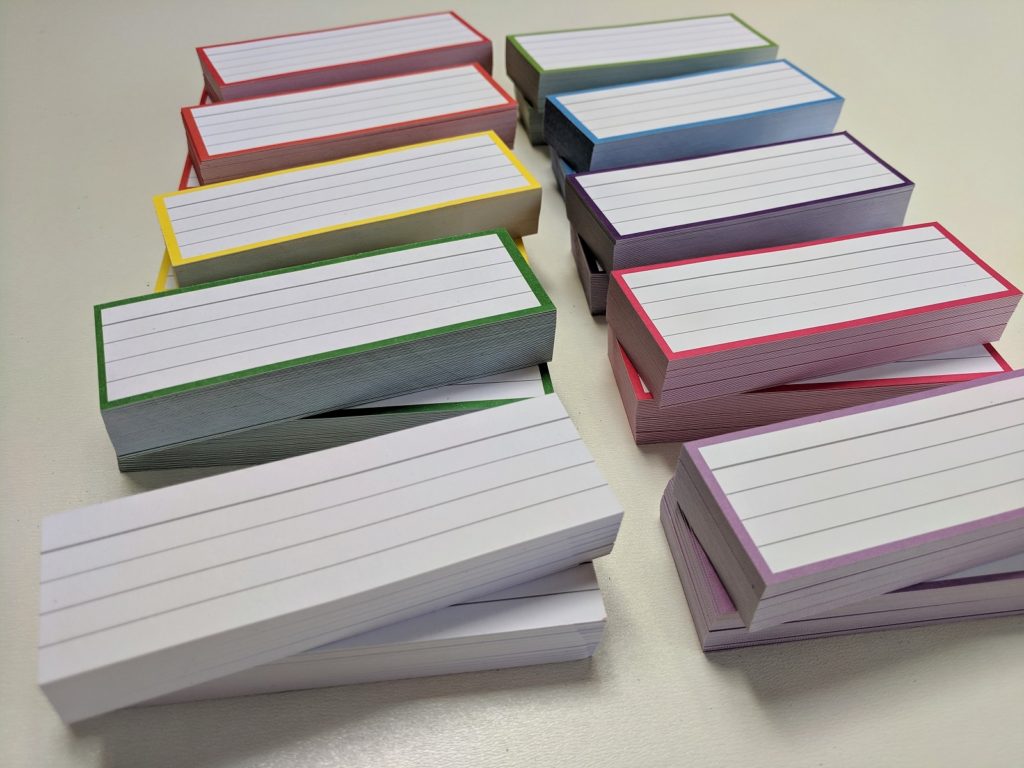 Colour Pack 1000 Half Flashcards - Flashcards and Stationery