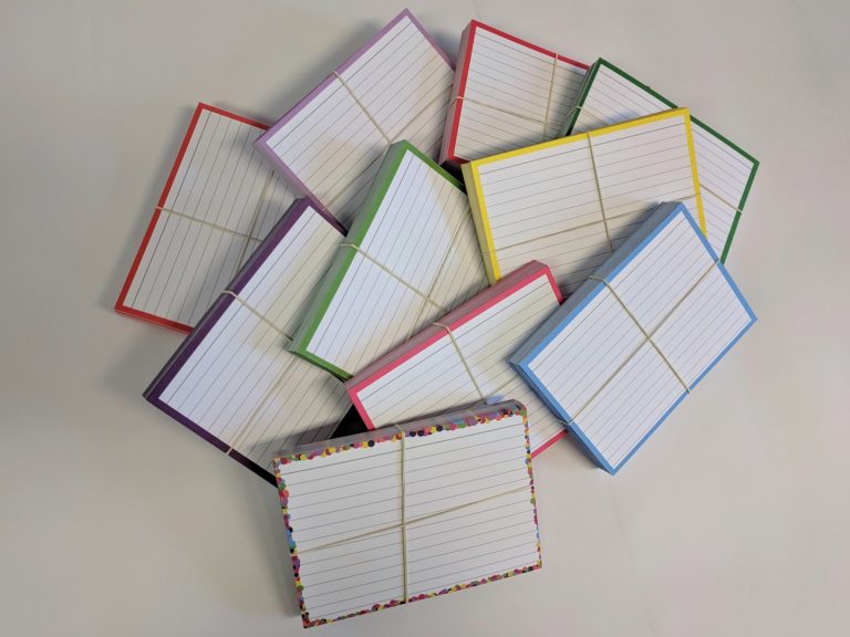 Colour Pack 500 A6 Flashcards - Flashcards and Stationery