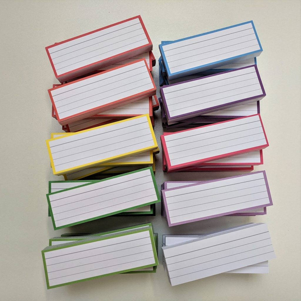 Colour Pack 2000 Half Flashcards - Flashcards and Stationery