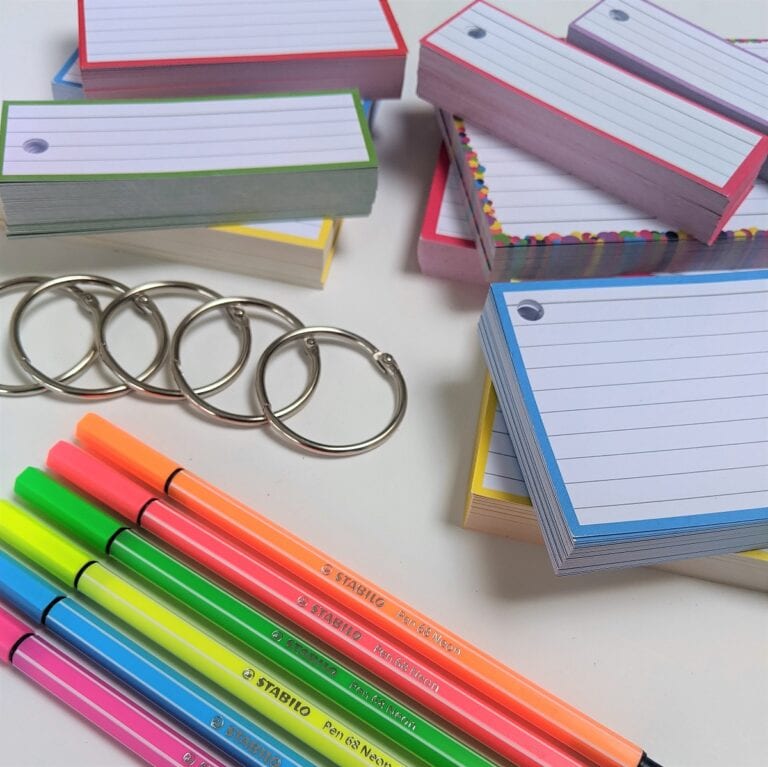 Flashcards & Stationery - Leitner Flashcards and the prettiest stationery